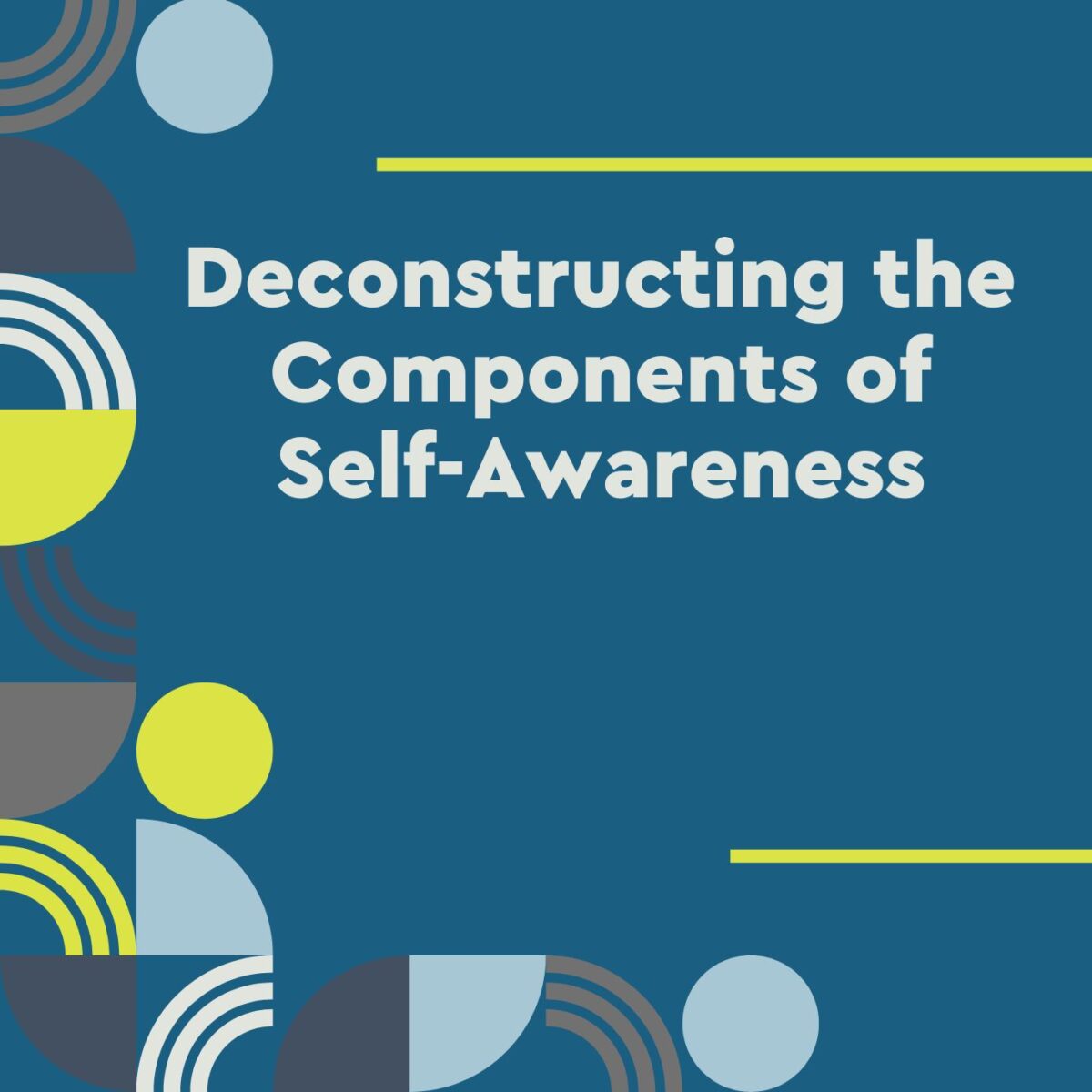 Deconstructing the Components of Self-Awareness - Human Point